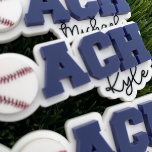 Baseball Bag Tag | Personalized Bag Tag | Baseball Keychain | Coach’s ...