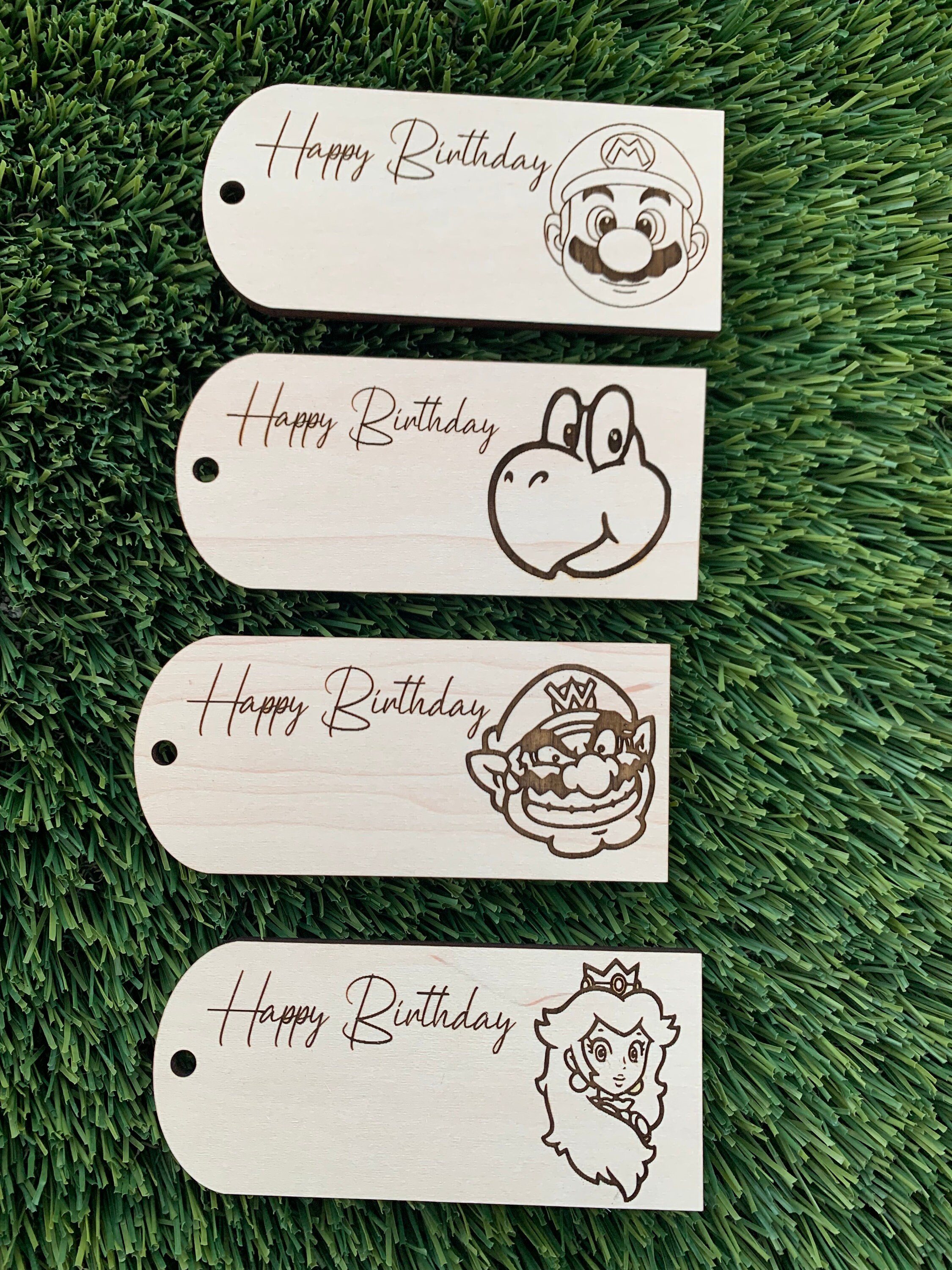 Super Mario | Bowser Gift Tag | Birthday Tag | Personalized | Princess ...