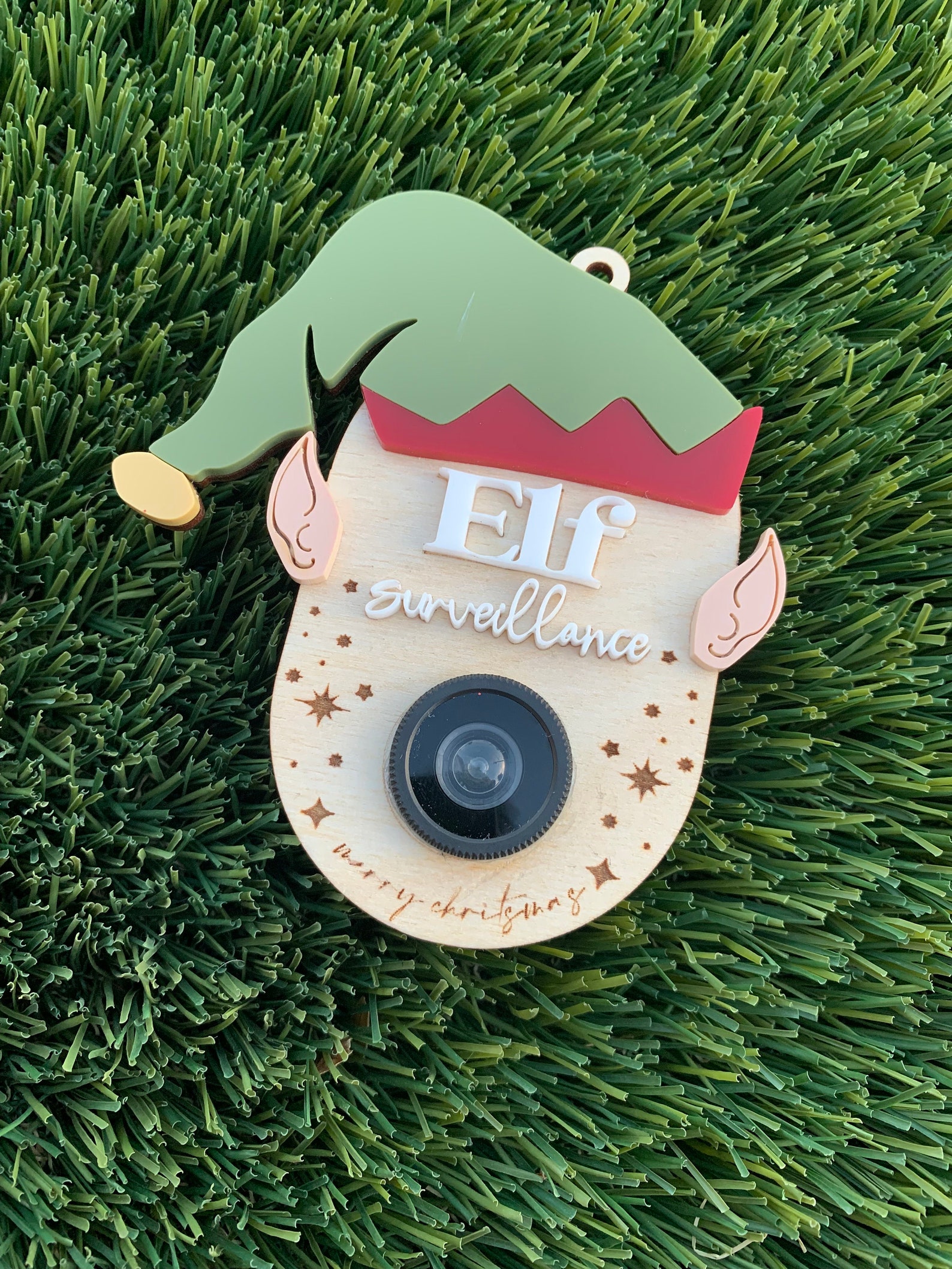 Santa Cam | Elf Cam | Christmas Tree Ornament - Etsy