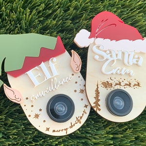 Santa Cam | Elf Cam | Christmas Tree Ornament - Etsy