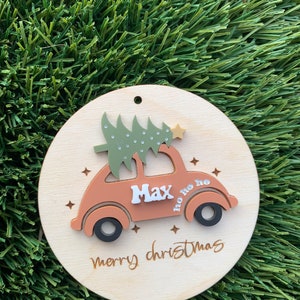 My First Christmas | Car Tree Ornament | Kids Little Car Ornament ...