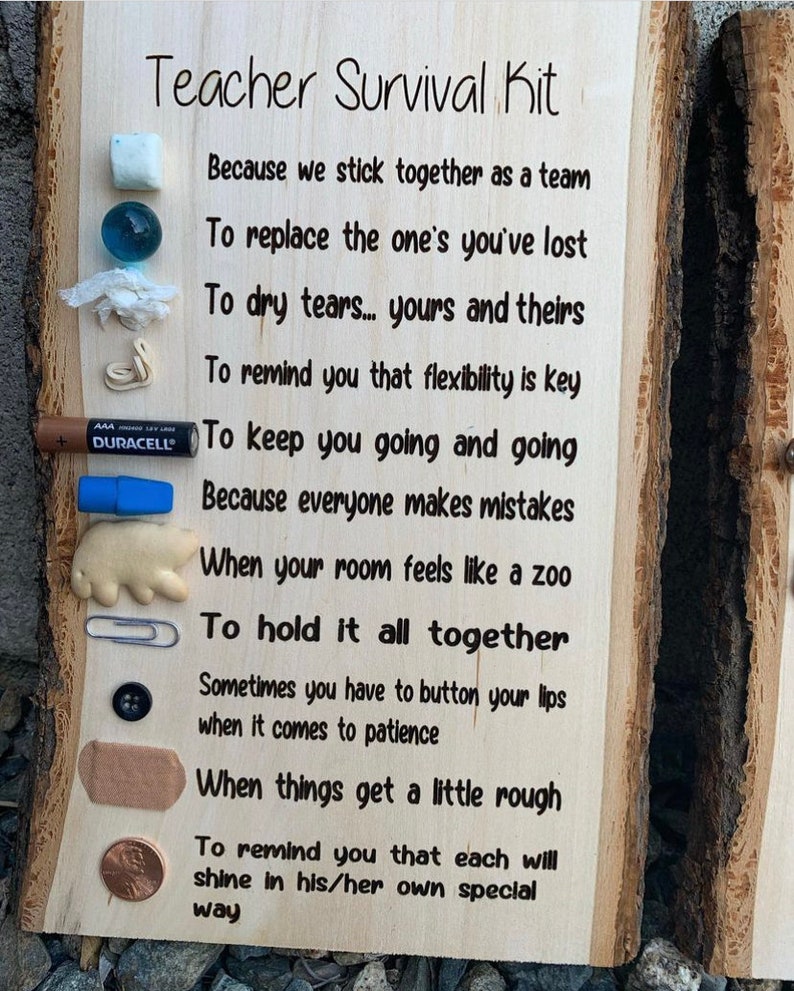 Teacher Survival Kit | Teacher Gift | Teacher Appreciation - Etsy
