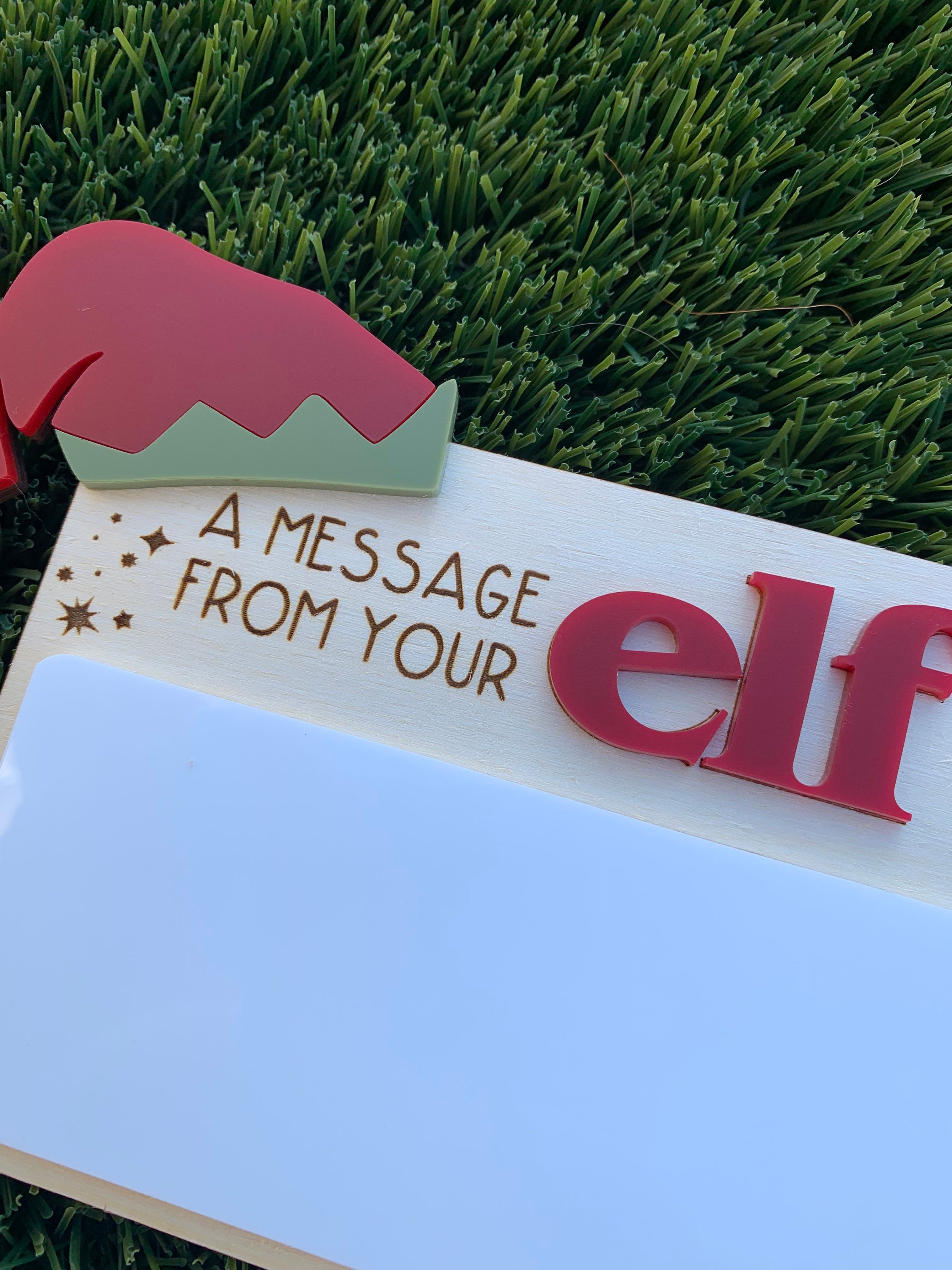 Elf Message Board | Elf Decor | Reusable Elf Prop | Elf Surveillance ...