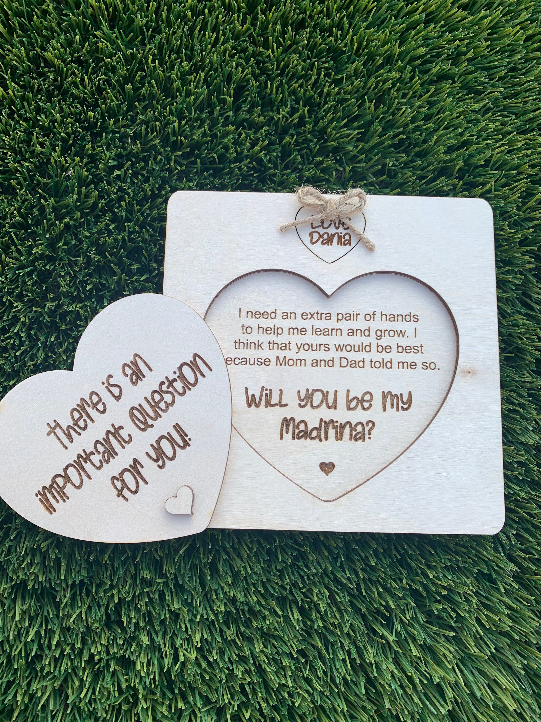 Godparents | Godmother Godfather Invitation | Godparents Proposal ...