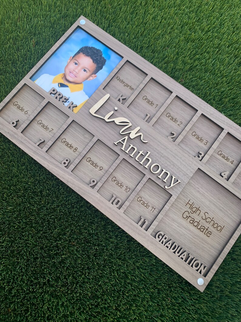 School Picture Frame K-12 Photo Frame Preschool High School Picture ...