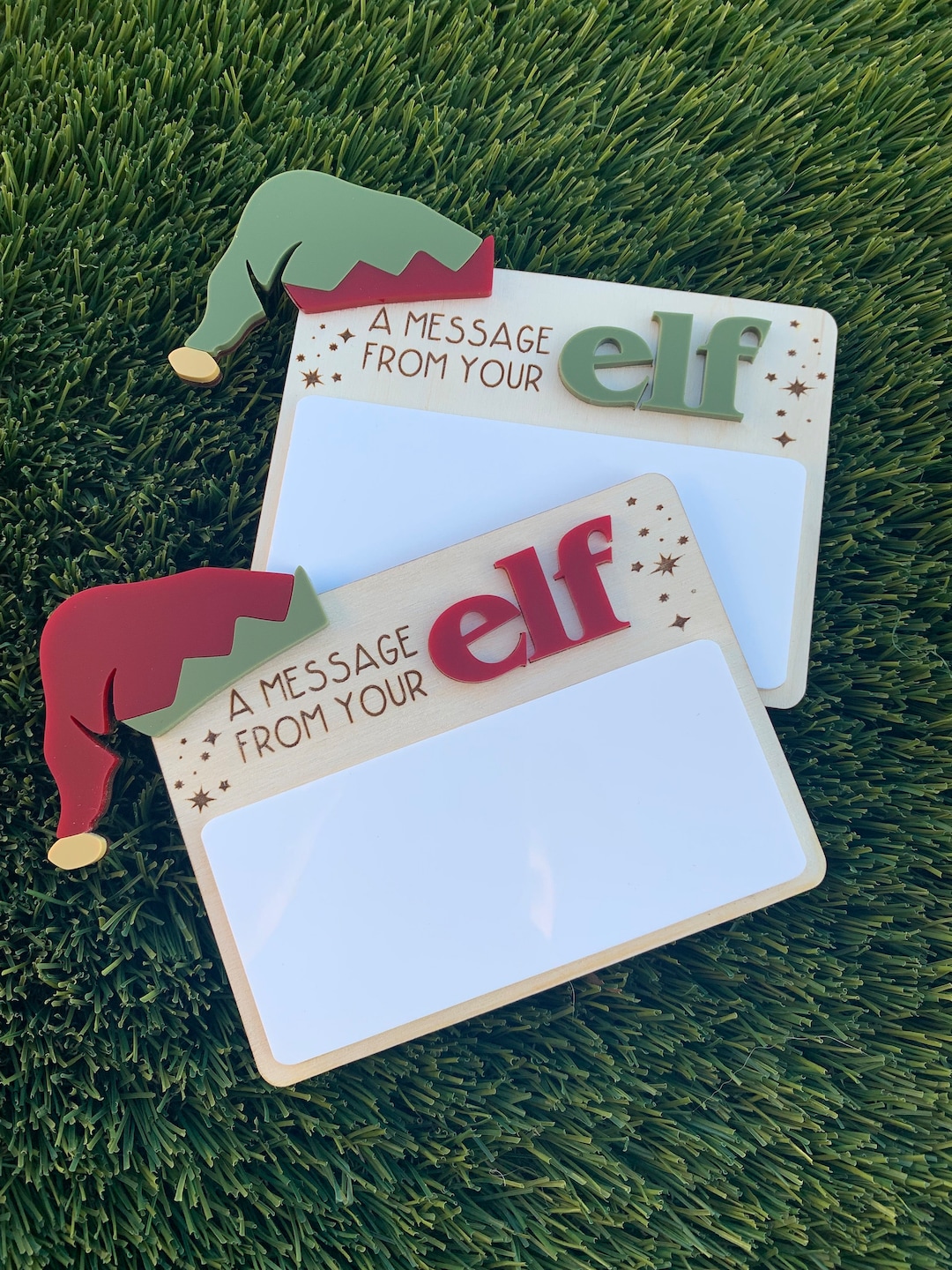 Elf Message Board | Elf Decor | Reusable Elf Prop | Elf Surveillance ...