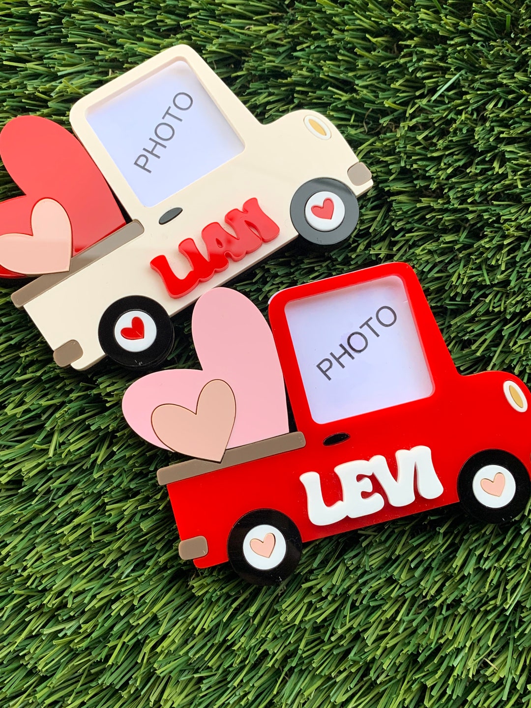 Valentines Day Truck Magnet Valentines Truck Photo Magnet baby ...