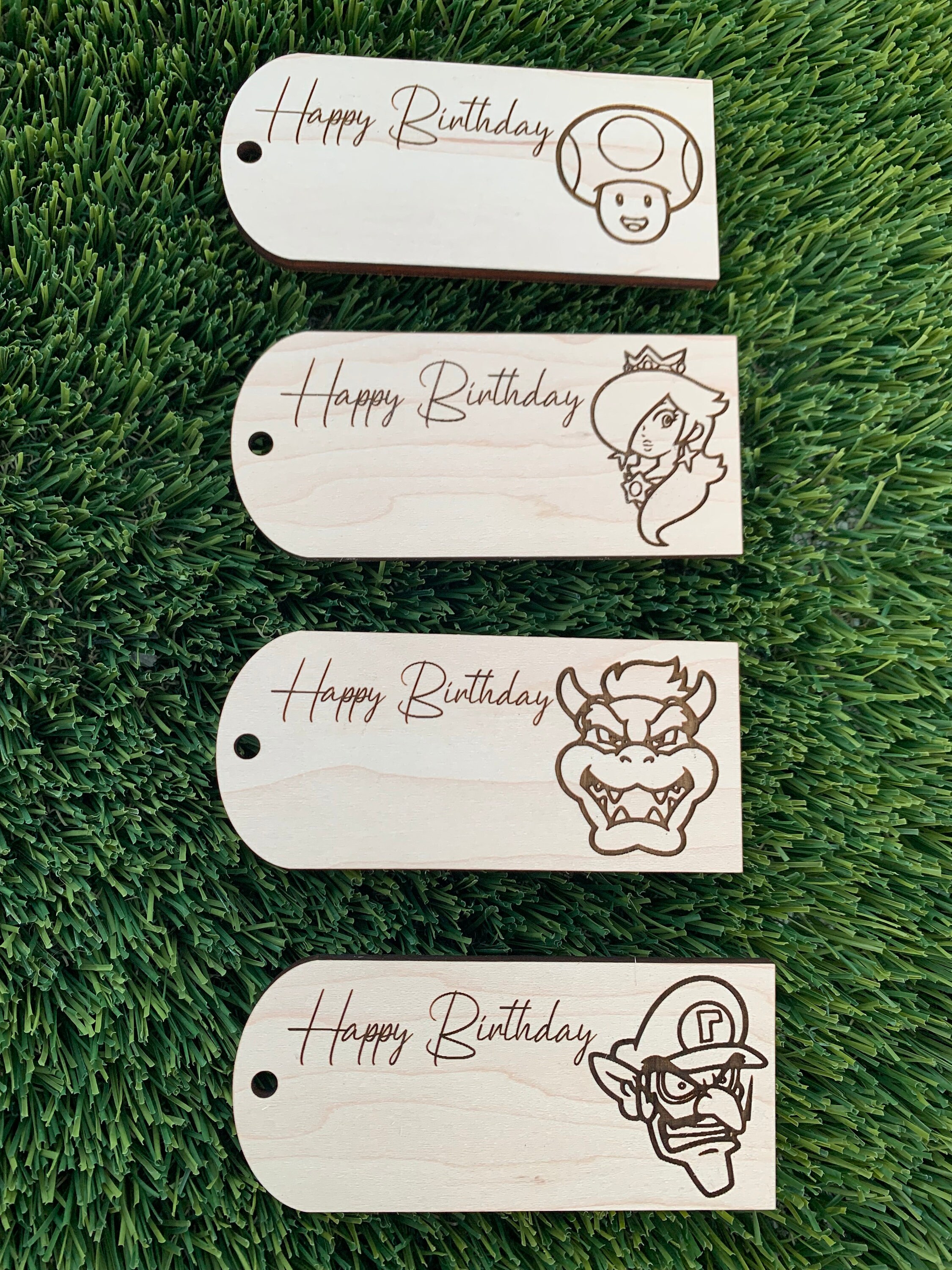 Super Mario | Bowser Gift Tag | Birthday Tag | Personalized | Princess ...