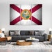 Florida State Flag Wall Art Florida State Flag Wall Decor - Etsy