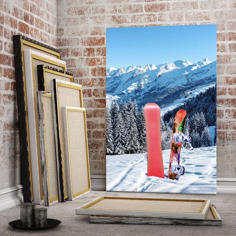 Snowboard Art - Etsy