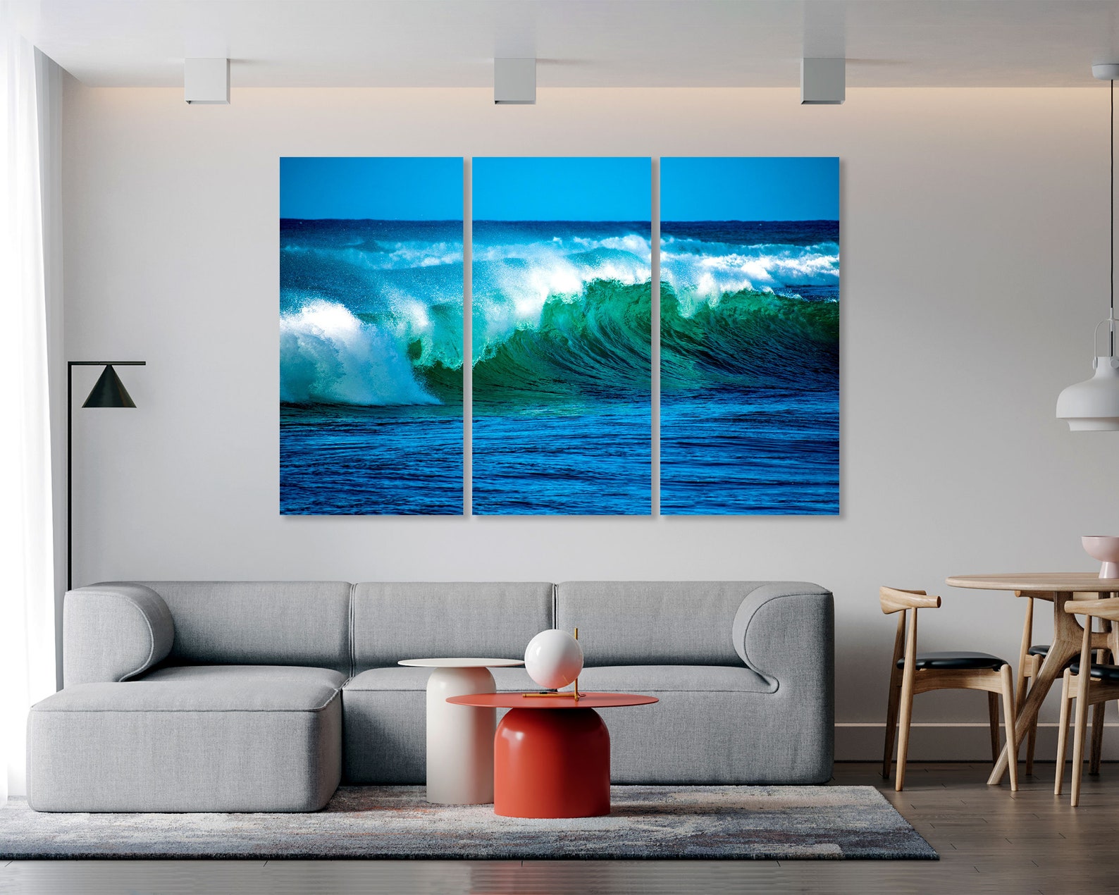 Wave Wall Art Wave Home Decor Wave Canvas Wave Poster Wave - Etsy