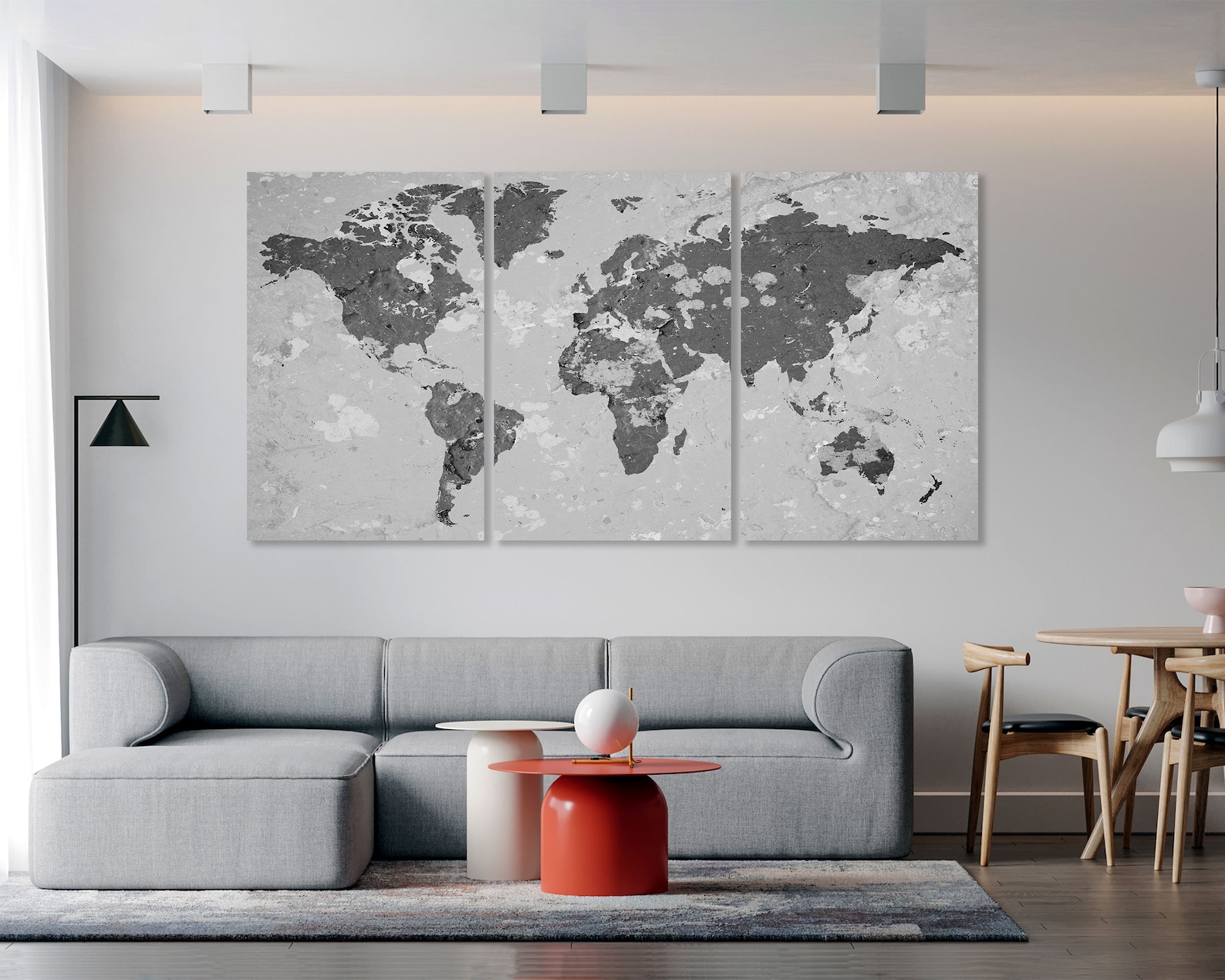 World Map Canvas Print Wall Art Decor World Map Wall Decor - Etsy