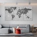 World Map Canvas Print Wall Art Decor World Map Wall Decor - Etsy
