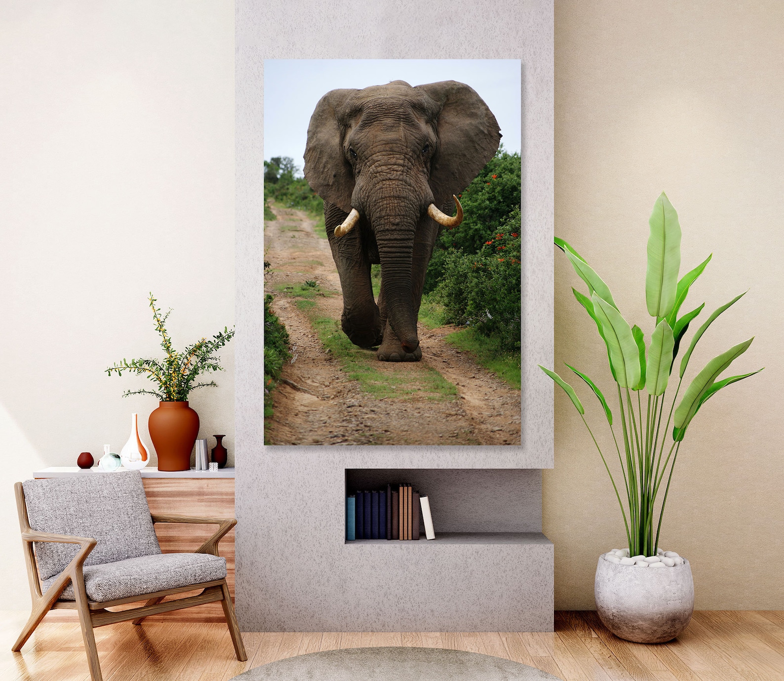 Elephant Canvas Elephant Wall Art Elephant Print Elephant Wall - Etsy