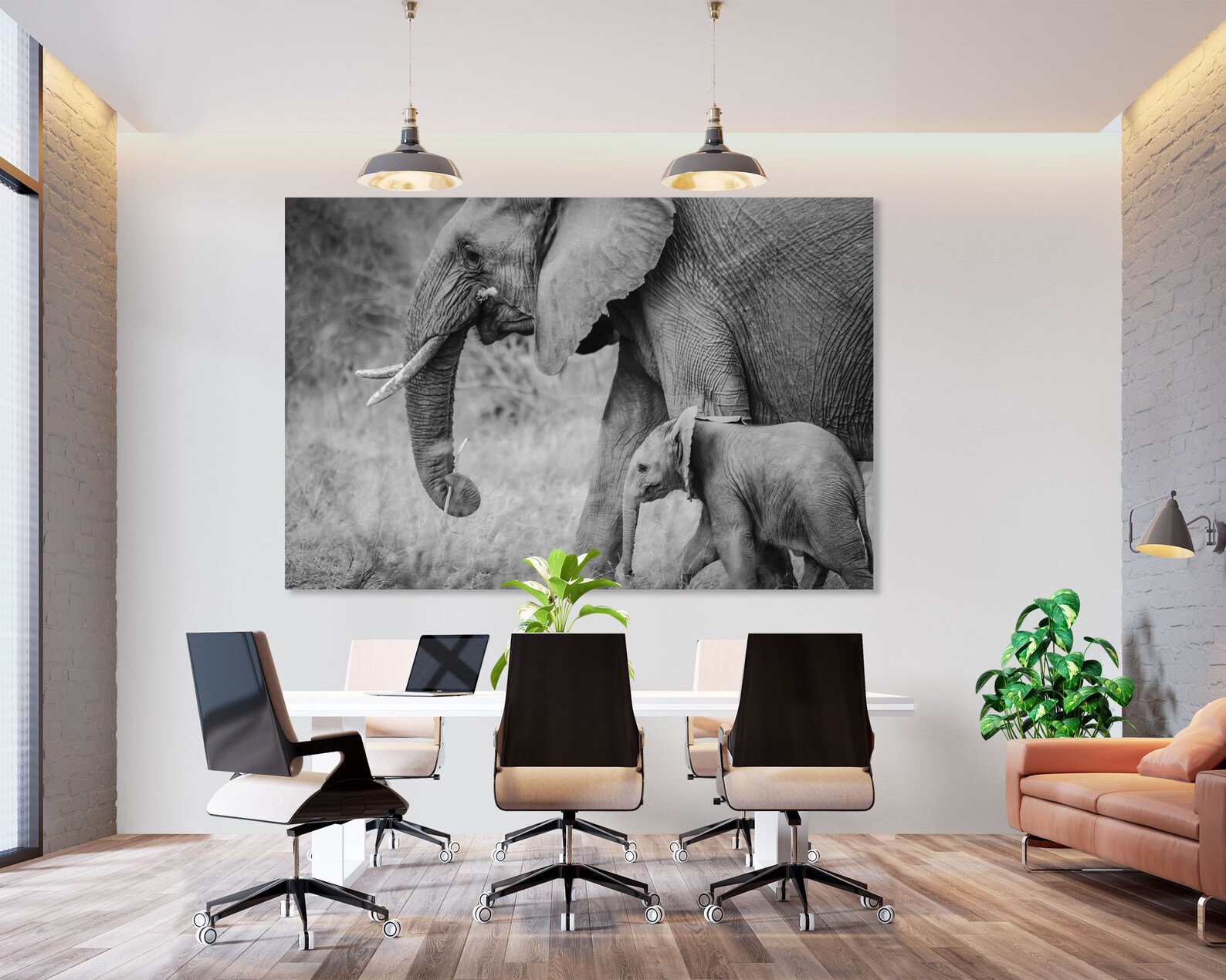 Elephant Canvas Elephant Wall Art Elephant Print Elephant Wall - Etsy