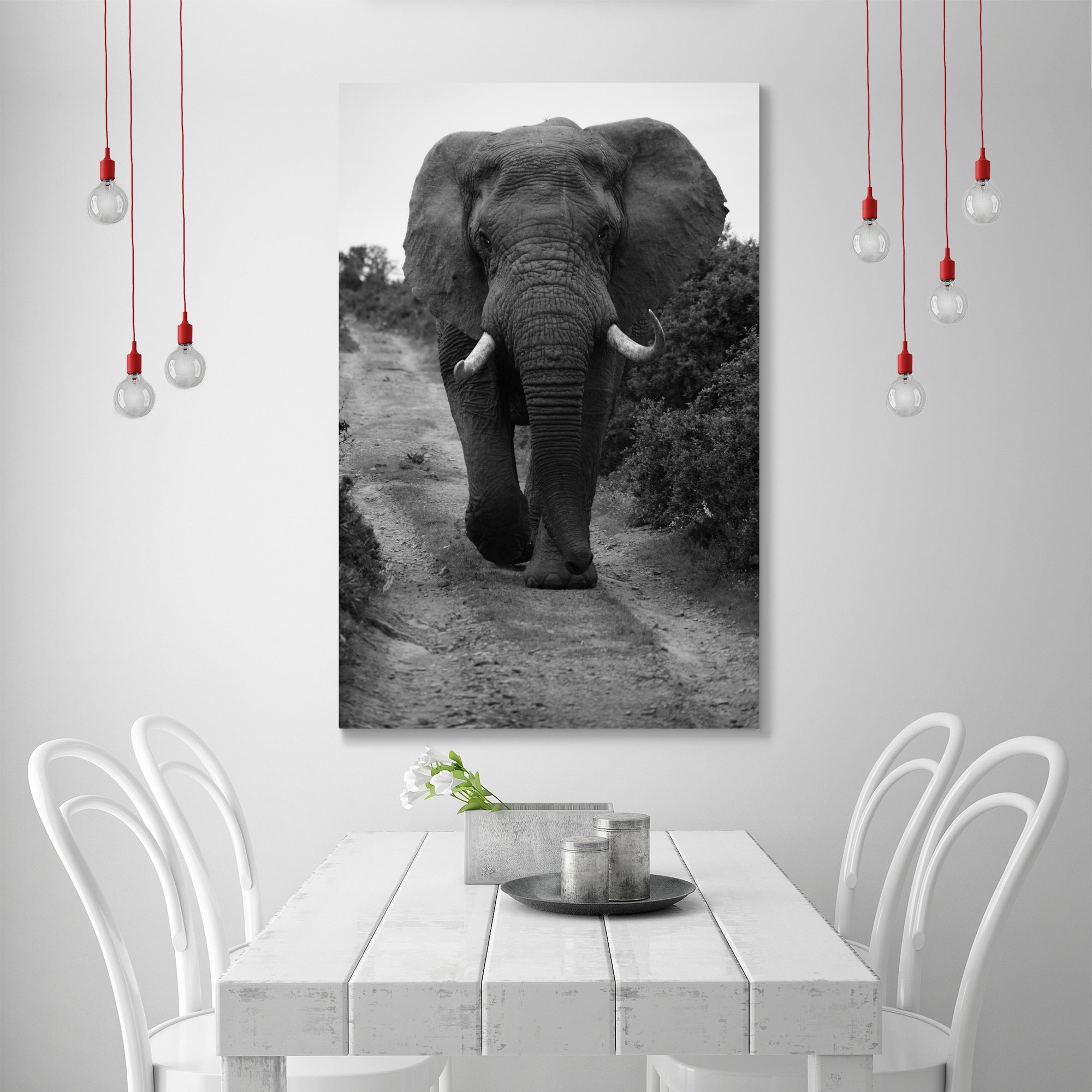 Elephant Canvas Elephant Wall Art Elephant print Elephant wall | Etsy