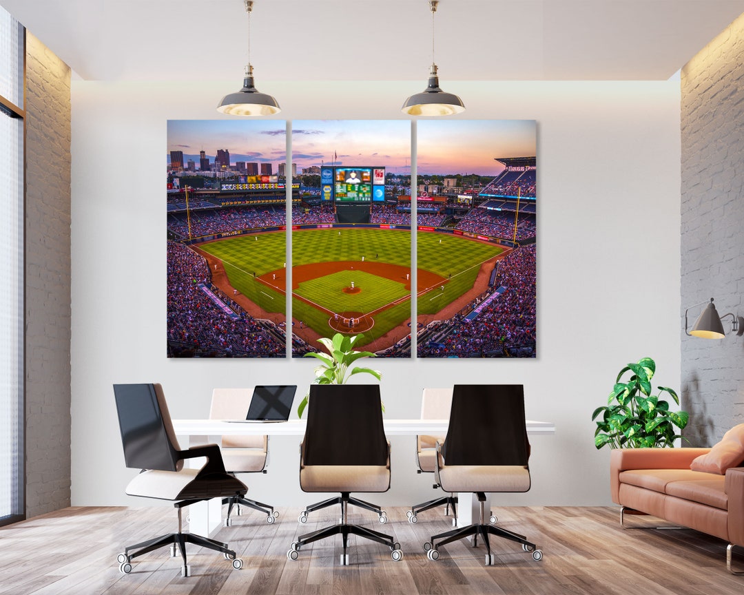Baseball Park Wall Art Baseball Canvas Baseball Stadium Wall - Etsy