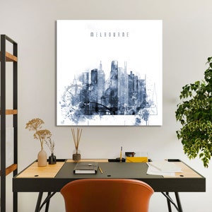 Melbourne Framed Canvas Wall Art Australia Artistic Prints on - Etsy