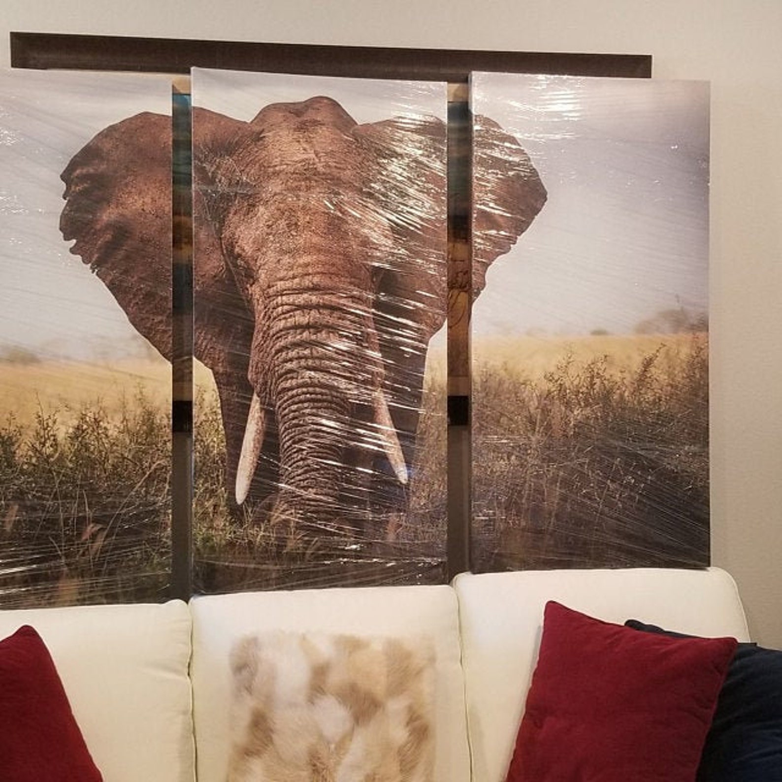 Monstera Leaves Wall Art Frame Green Plants Wall Decor Prints | Etsy