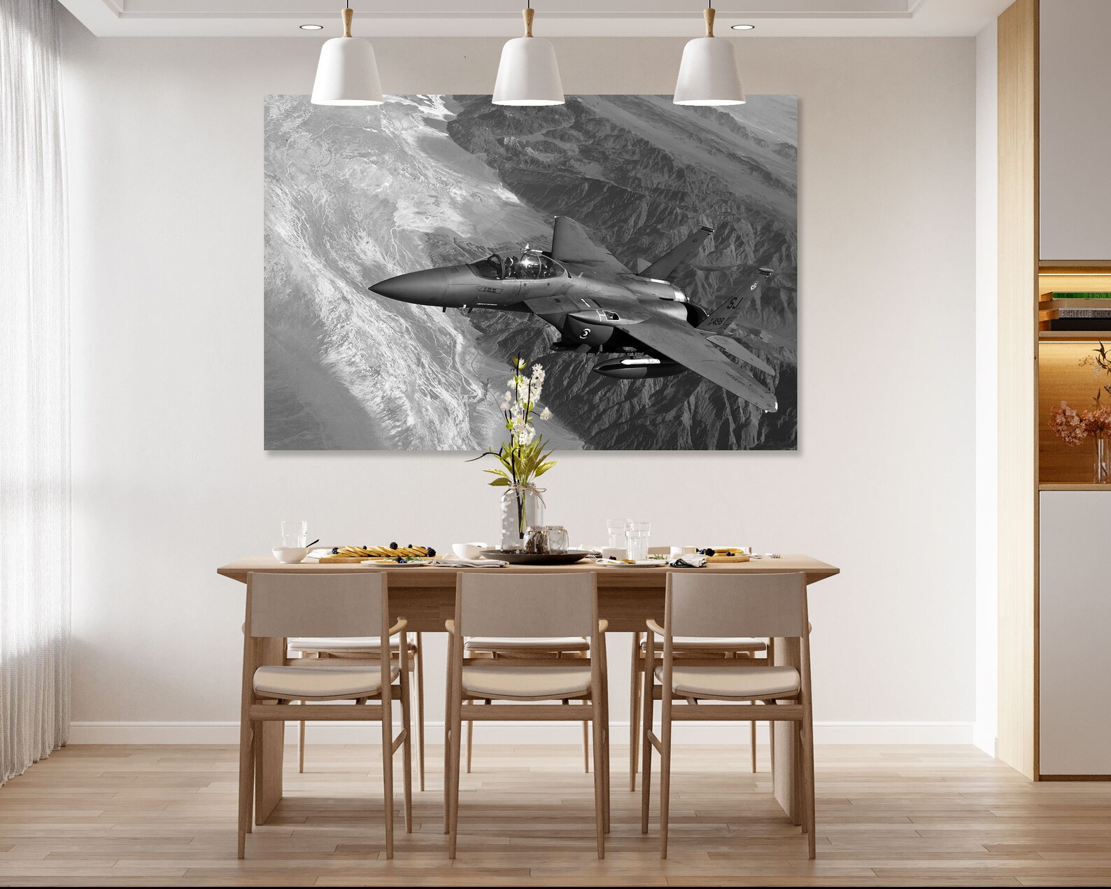 Aircraft Canvas Wall Art Fighter Jet Canvas Airplane Wall Art - Etsy