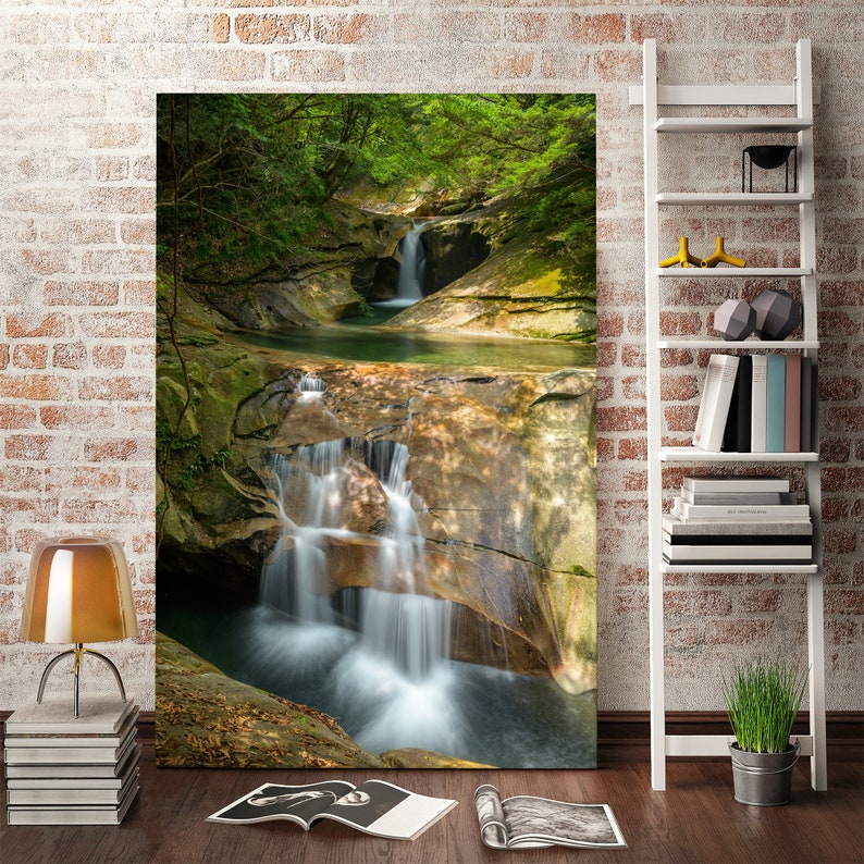 Waterfall Wall Art for Living Room Waterfall Print Canvas - Etsy