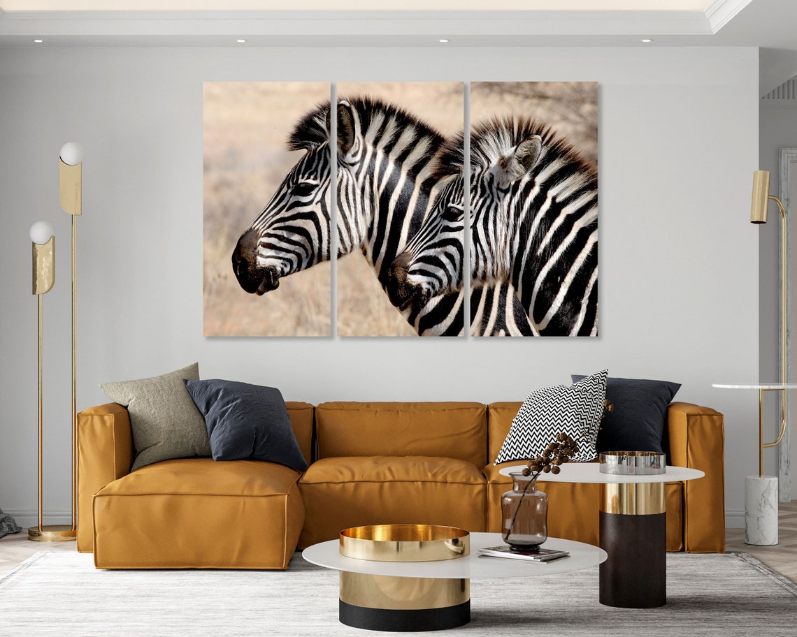 Zebra Wall Art Zebra Wall Decor Zebra Canvas Zebra Print - Etsy