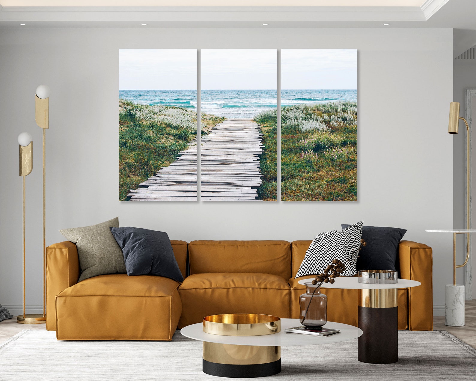 Wooden Path to the Beach Stylish Decor for Home Coast Painting - Etsy