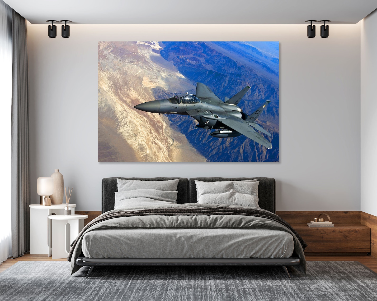 Aircraft Canvas Wall Art Fighter Jet Canvas Airplane Wall Art - Etsy