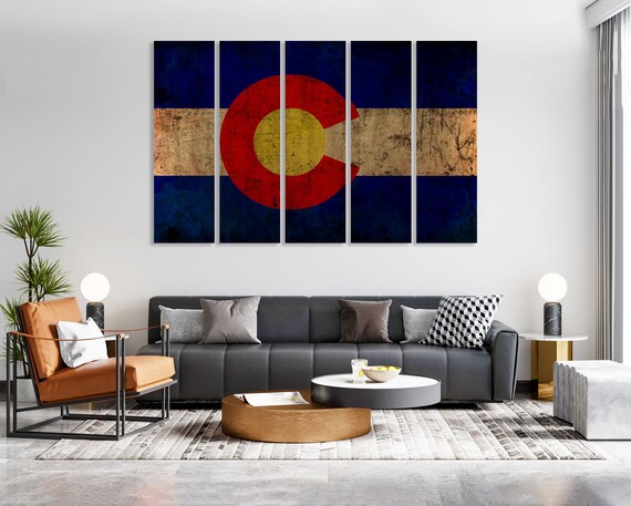 Abstract Colorado Flag