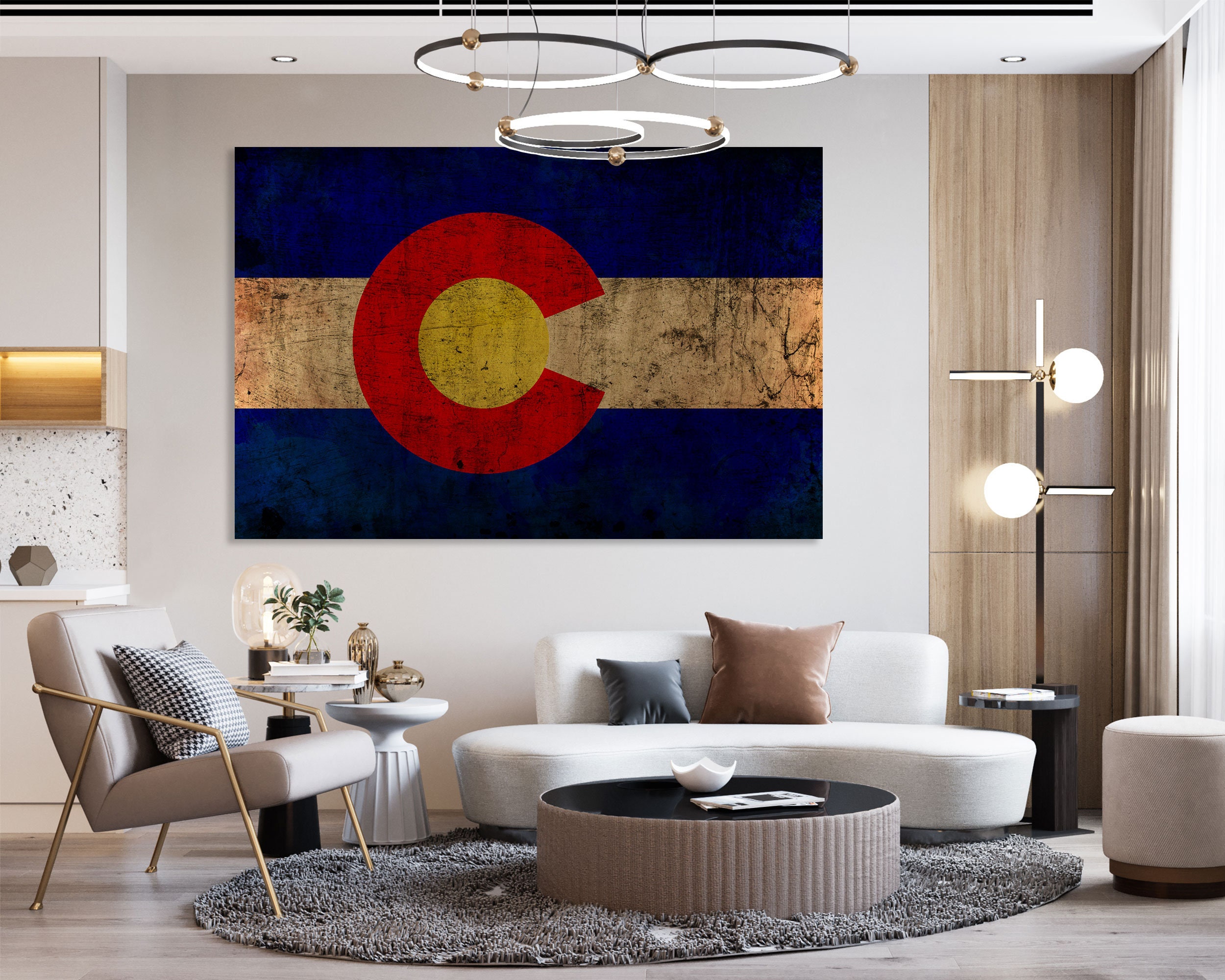 Colorado State Flag Wall Art Colorado State Flag Wall Decor - Etsy