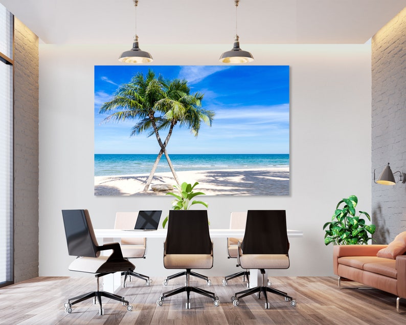 Tropical Wall Art Tropical Canvas Tropical Wall Decor Beach - Etsy