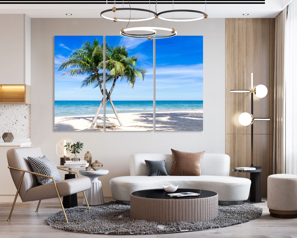 Tropical Wall Art Tropical Canvas Tropical Wall Decor Beach - Etsy