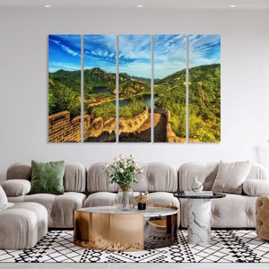 Canvas Set of Great Wall of China, Great Wall Wall Decor, Great Wall ...
