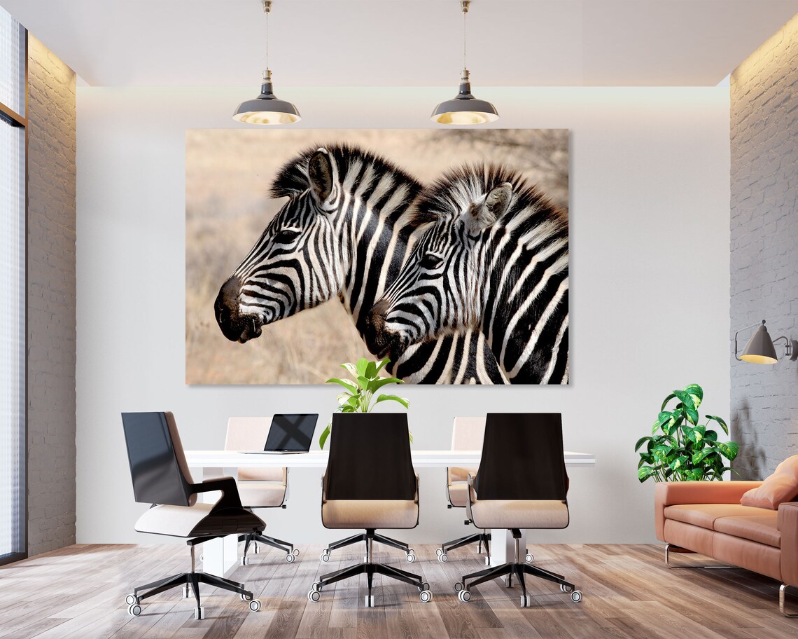 Zebra Wall Art Zebra Wall Decor Zebra Canvas Zebra Print - Etsy