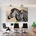 Zebra Wall Art Zebra Wall Decor Zebra Canvas Zebra Print - Etsy