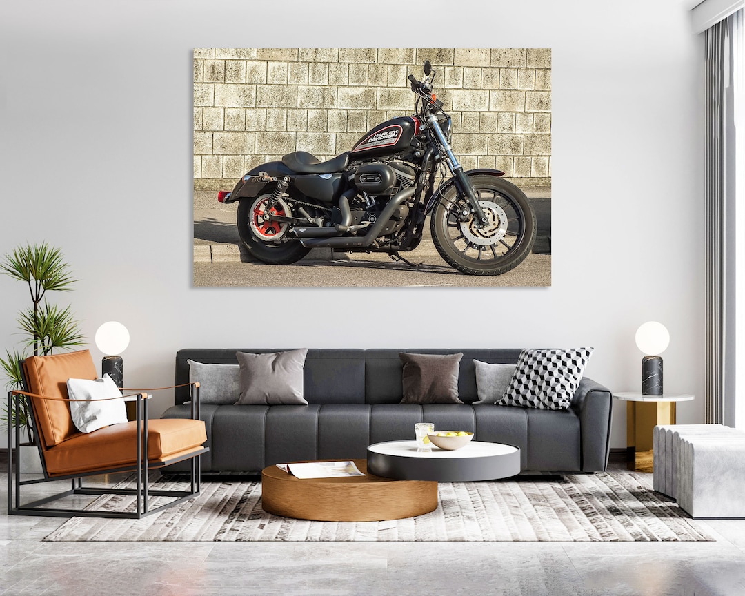 Indian Motorcycle Art Motorbike Wall Art Motorbike Wall Decor Motorbike ...