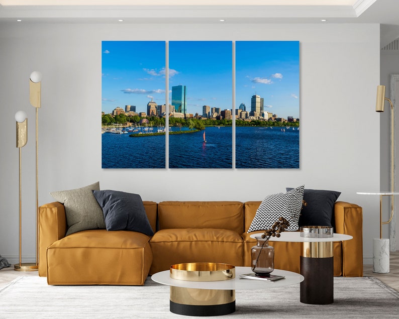 Boston Print Boston Wall Art Boston Canvas Boston Wall Decor - Etsy