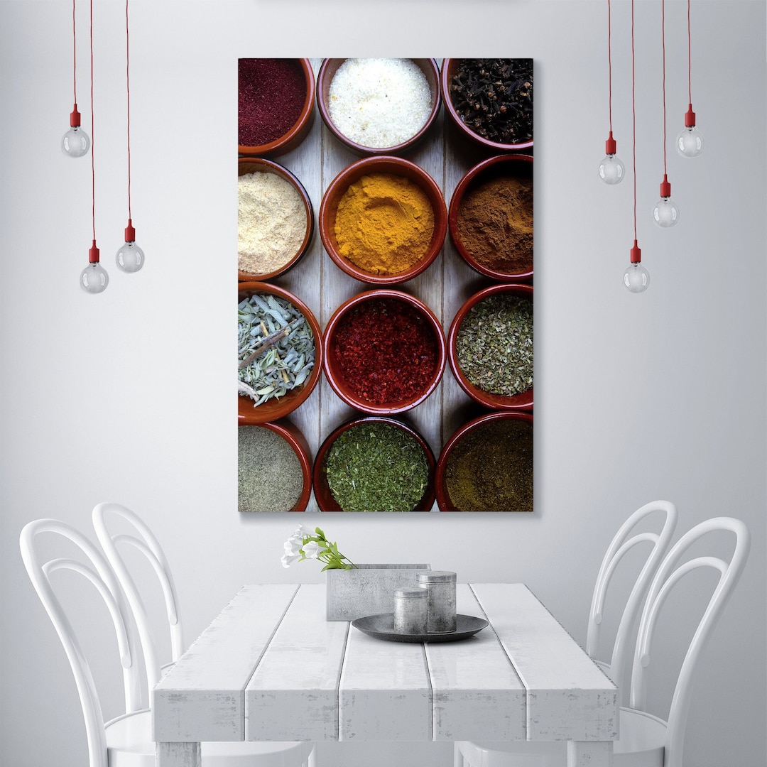 Spice Creative Art Ideas for Dining Room, Spices Original Decor, Spices ...