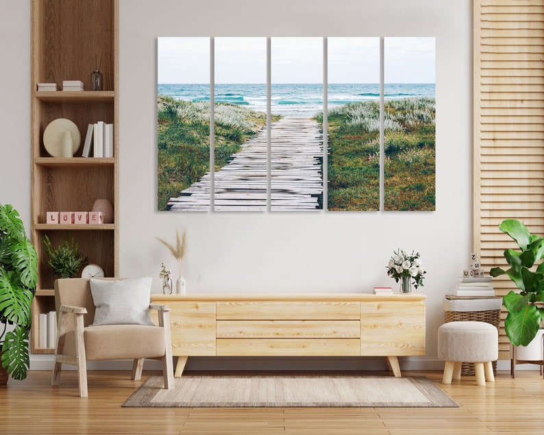 Wooden Path to the Beach Stylish Decor for Home Coast Painting - Etsy