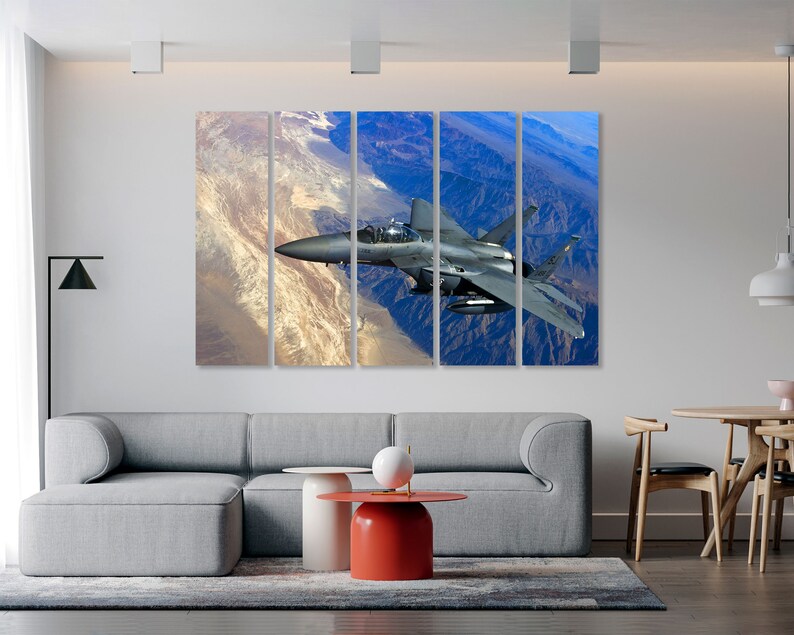 Aircraft Canvas Wall Art Fighter Jet Canvas Airplane Wall Art - Etsy