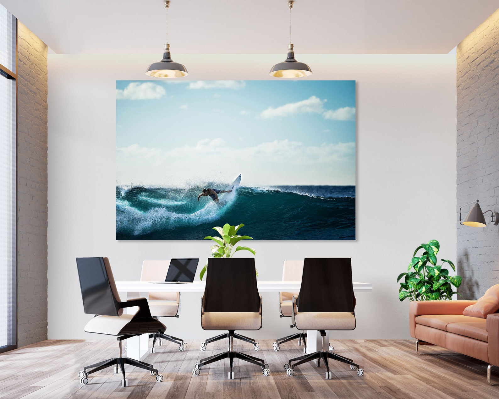 Surfing Canvas Surfing Wall Decor Surfing Wall Art Surfing - Etsy