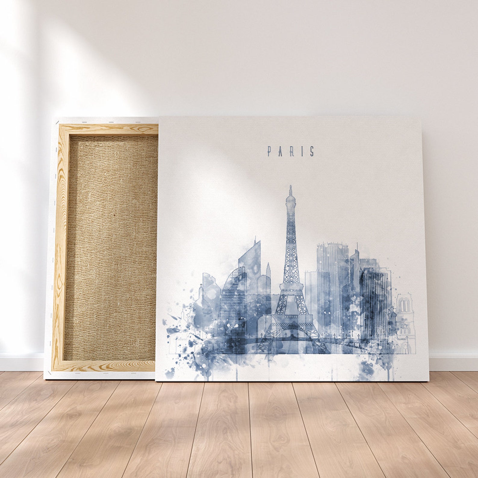 Paris Framed Canvas Wall Art France Artistic Prints on - Etsy