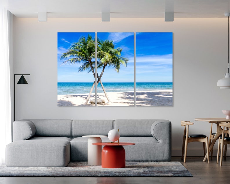 Tropical Wall Art Tropical Canvas Tropical Wall Decor Beach - Etsy