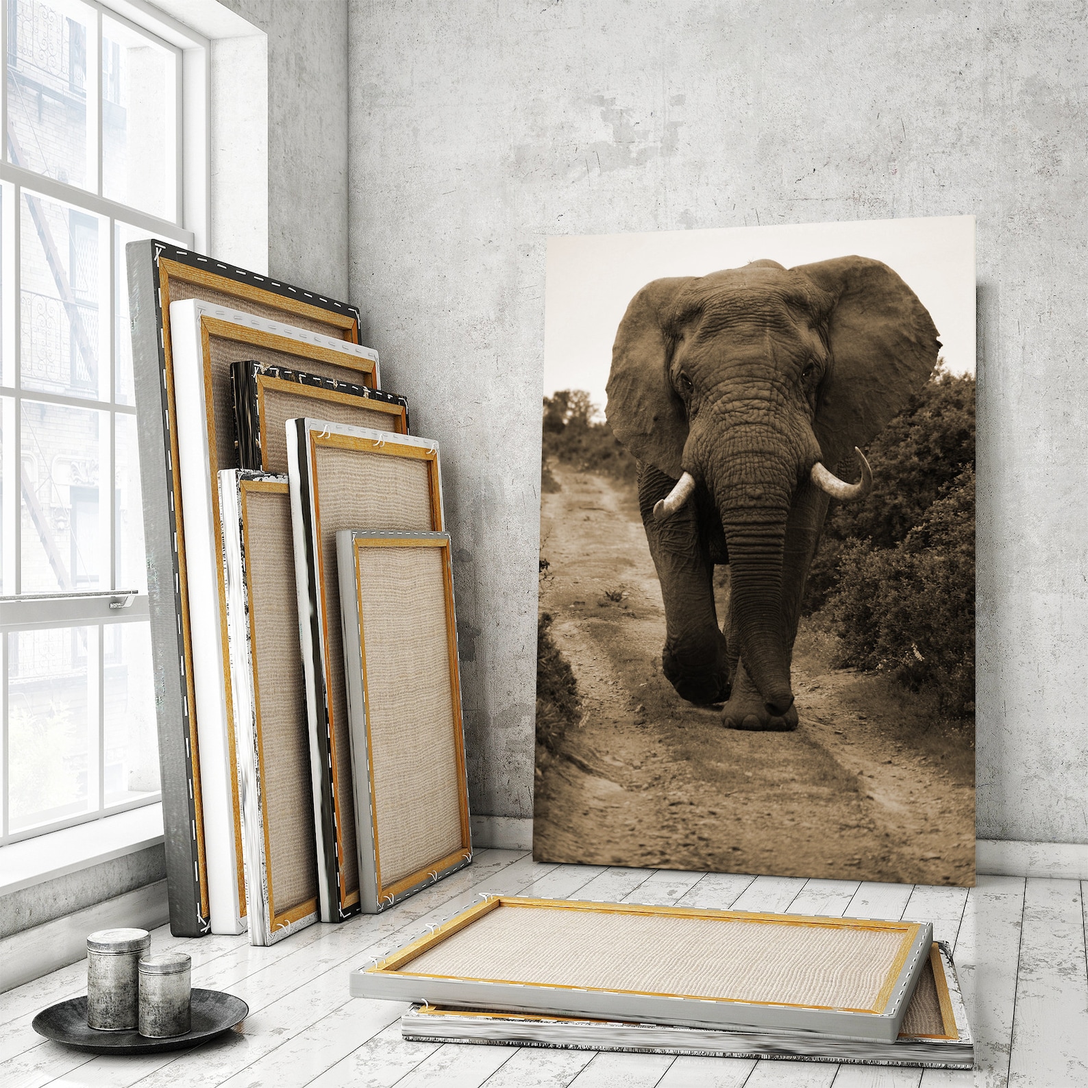 Elephant Canvas Elephant Wall Art Elephant Print Elephant Wall - Etsy