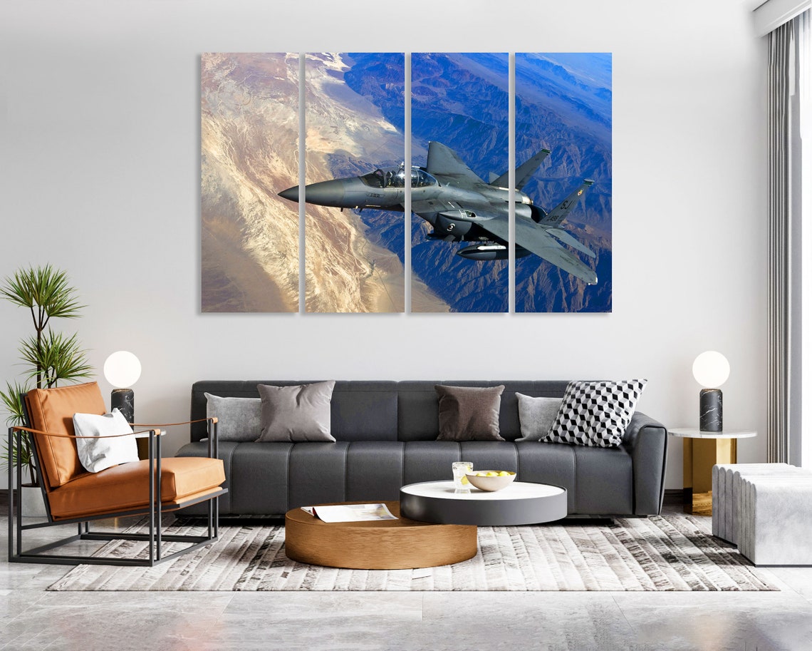 Aircraft Canvas Wall Art Fighter Jet Canvas Airplane Wall Art - Etsy
