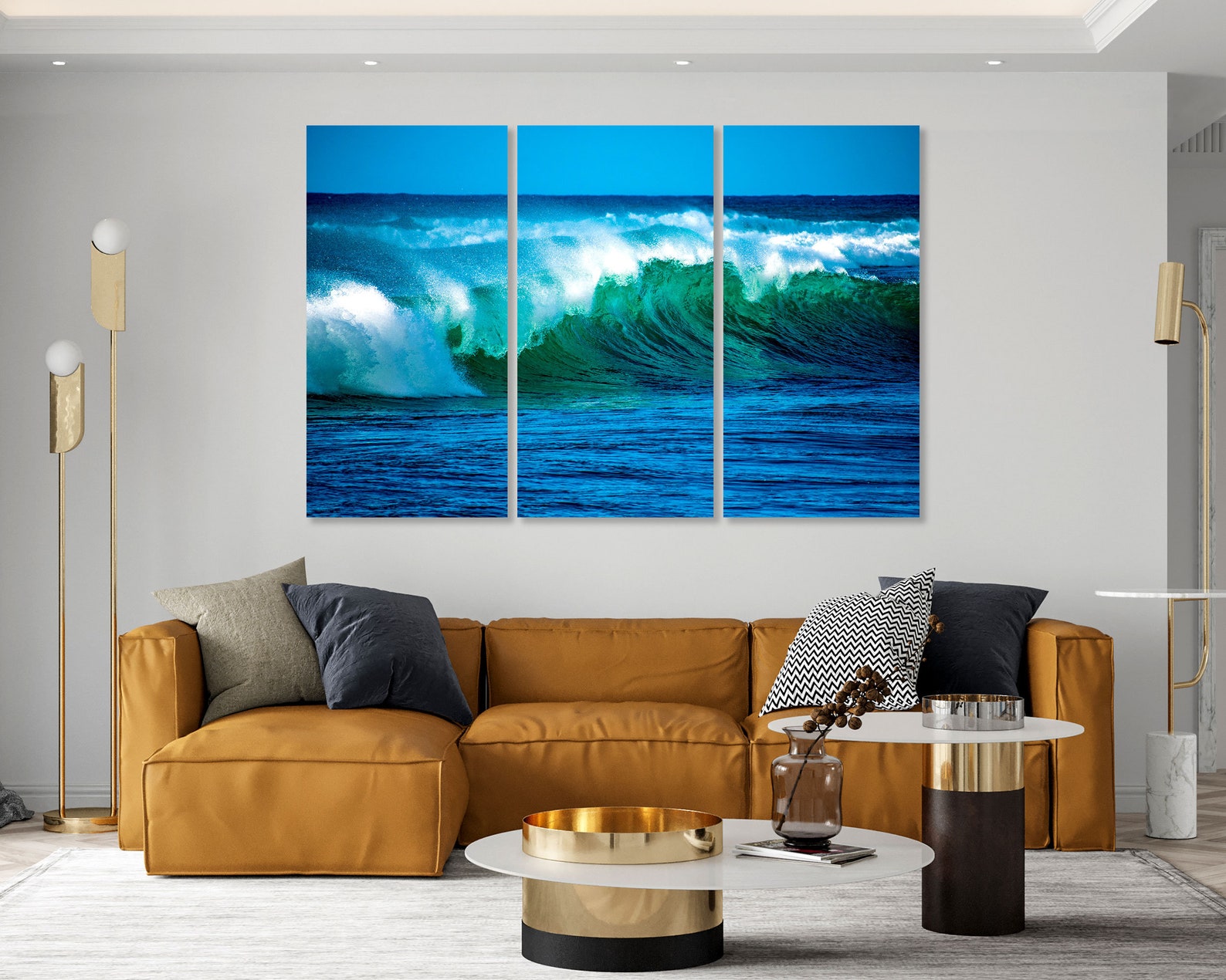 Wave Wall Art Wave Home Decor Wave Canvas Wave Poster Wave - Etsy