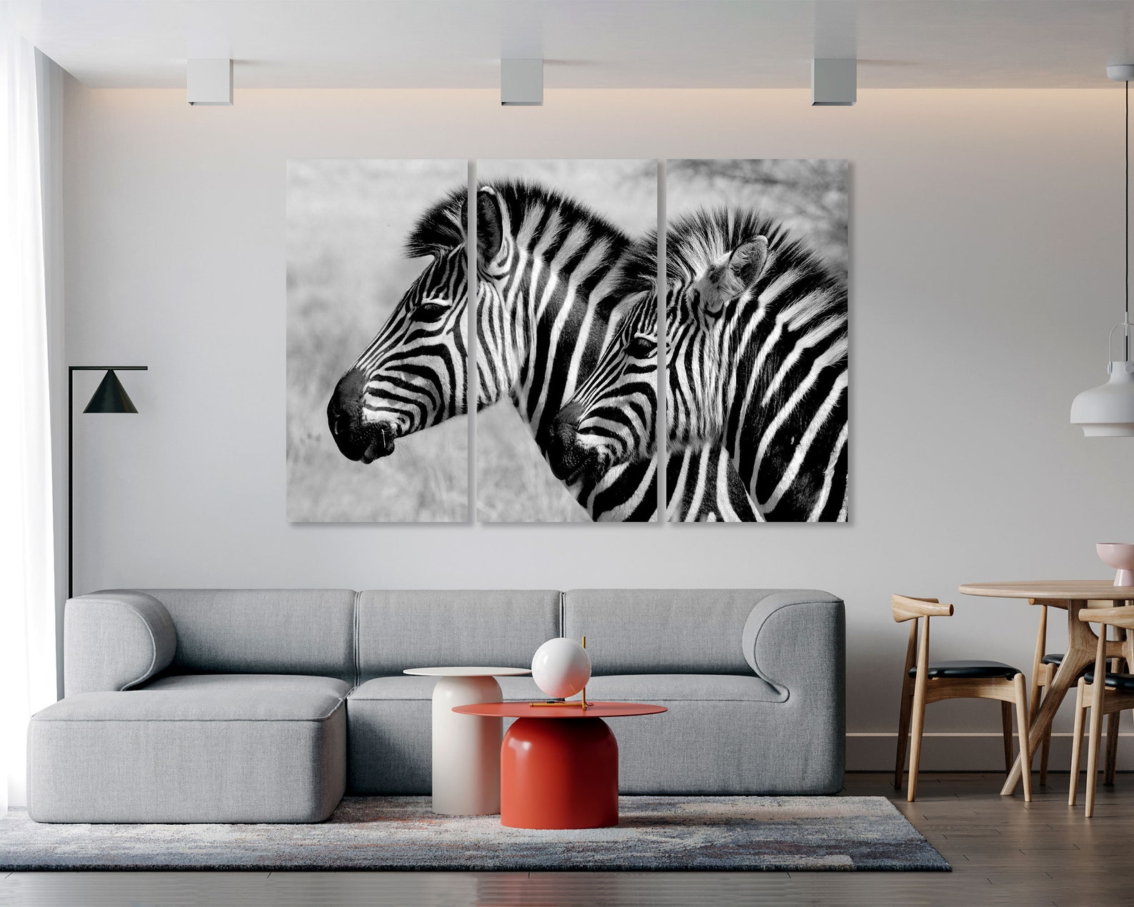 Zebra Wall Art Zebra Wall Decor Zebra Canvas Zebra Print - Etsy