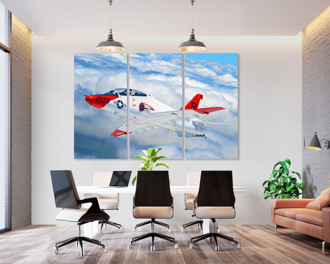Aircraft Canvas Wall Art Airplane Wall Art Airplane Canvas Art Vintage ...