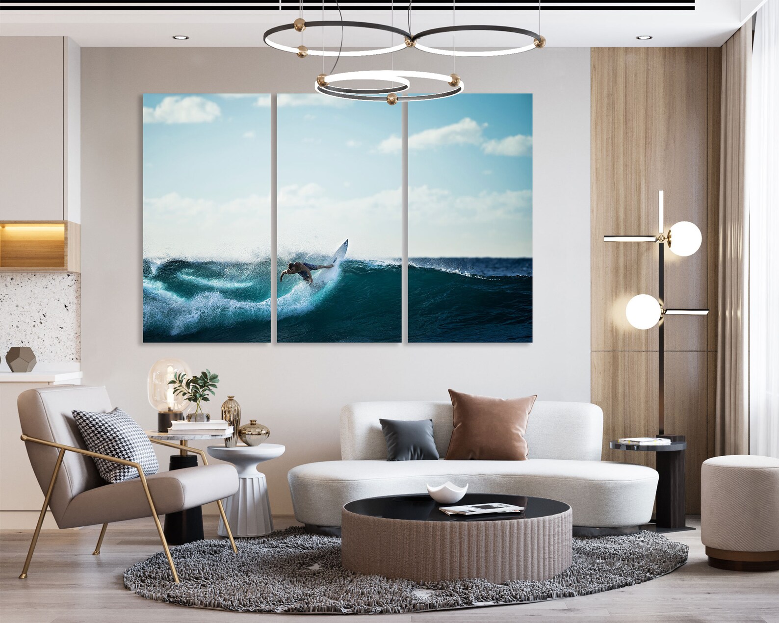 Surfing Canvas Surfing Wall Decor Surfing Wall Art Surfing - Etsy
