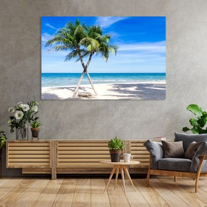 Tropical Wall Art Tropical Canvas Tropical Wall Decor Beach Canvas ...